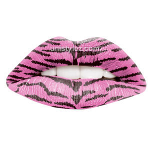 Pink Tiger Temporary Lip Tattoos by Passion Lips - Unistylez.com